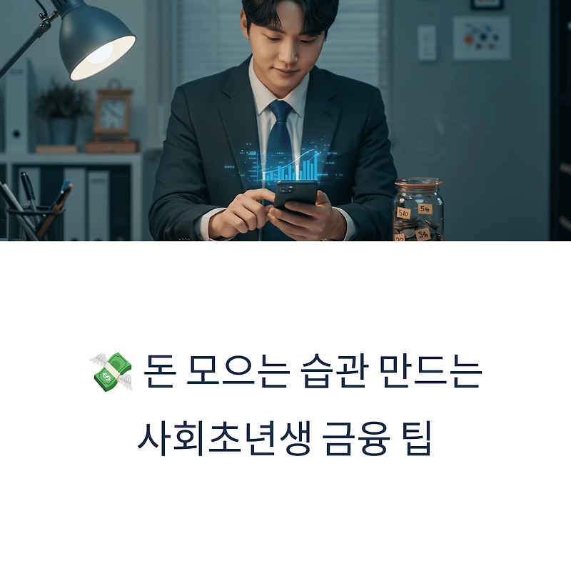 💸돈 모으는 습관 만드는 사회초년생 금융 팁