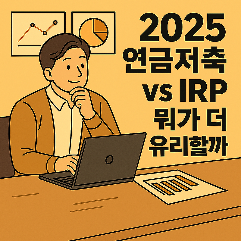 연금저축 vs IRP 뭐가 더 유리할까? 직장인을 위한 2025 절세 비교 전략