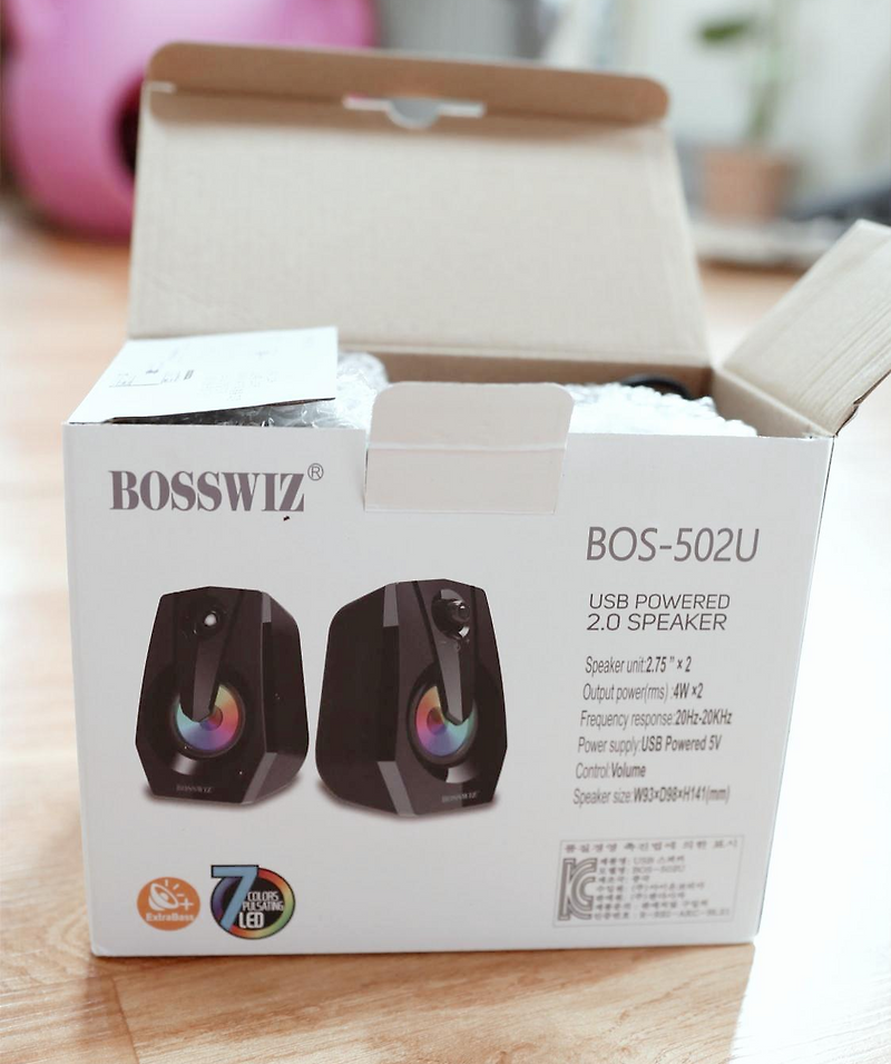 BOSSWIZ 2채널 스피커