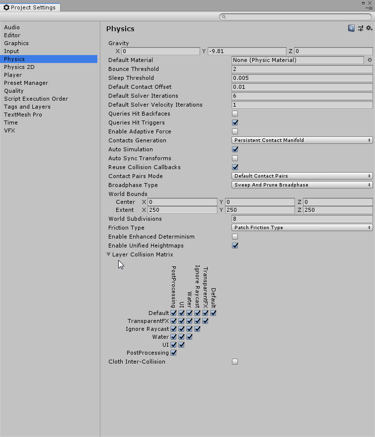 Build the Dream! :: 005-Repeat Unity FPS Sample - Project Settings-Continue