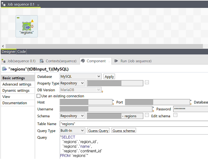 [TALEND] sequence 만들기
