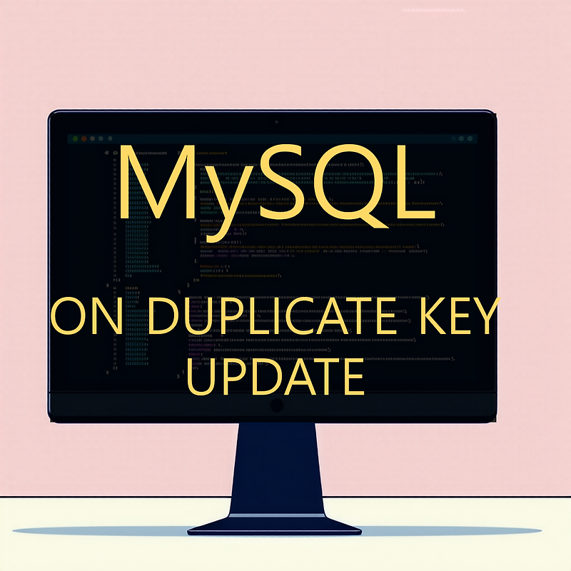 [MySQL] 있으면 UPDATE, 없으면 INSERT (오라클의 MERGE INTO)
