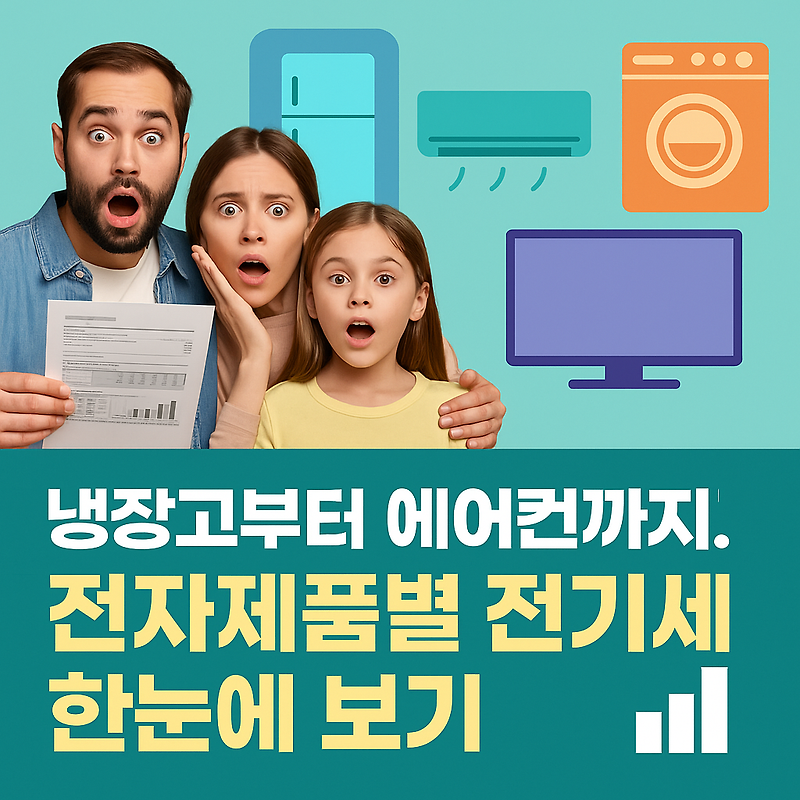🏠 냉장고부터 에어컨까지! 전자제품별 전기세 한눈에 보기📊 :: 이것저것 araboja