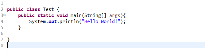 백준 2557 ) Hello World! 출력하기 (java)