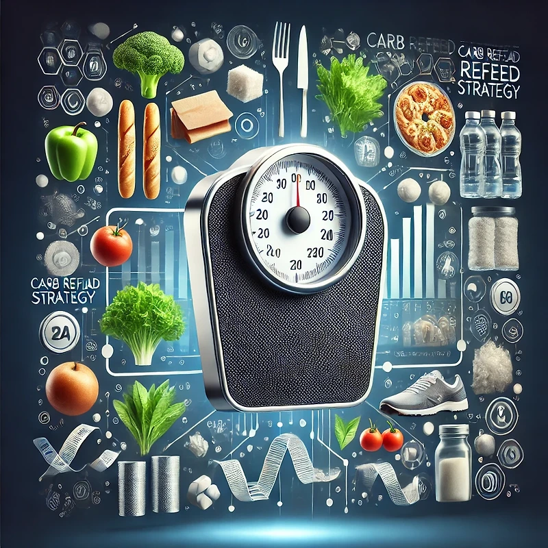 탄수화물 리피드(Carb Refeed) 전략,체중 감량 정체기 극복 방법