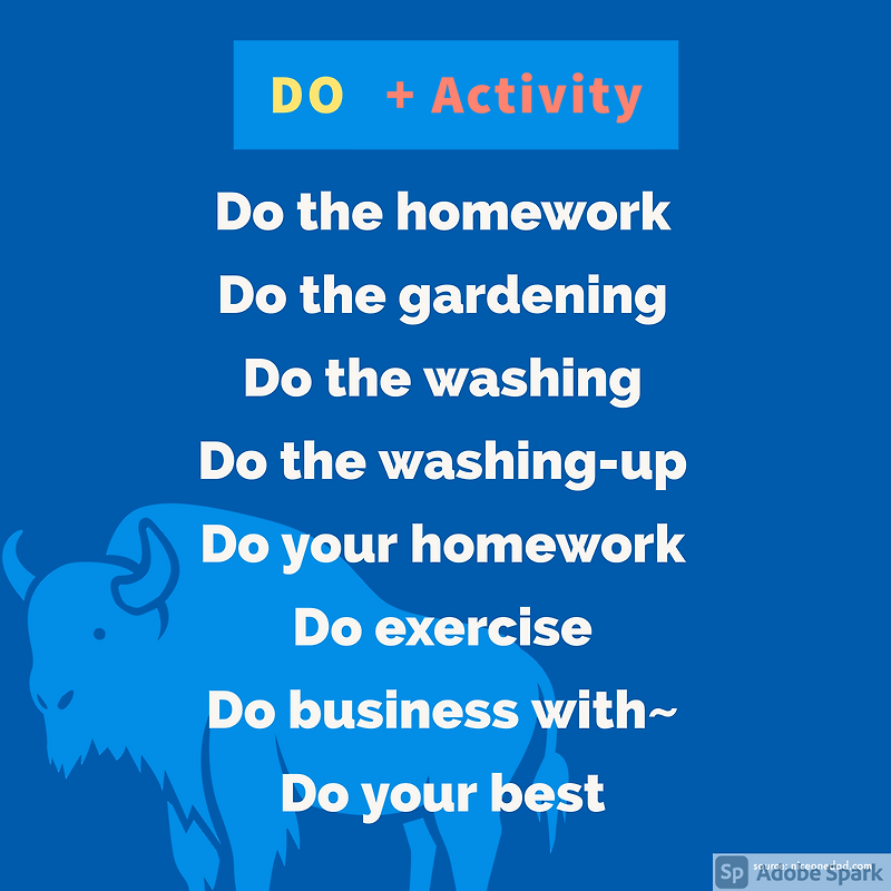 Do + activity_Do 동사활용