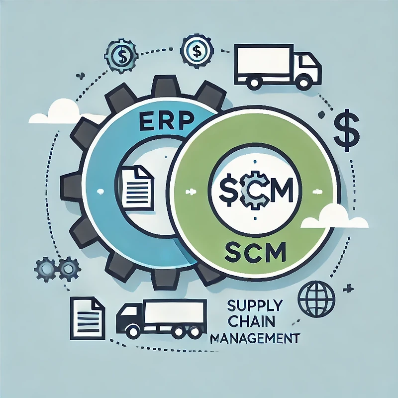 ERP vs SCM 프로그램의 차이점 (기능, 데이터 흐름, 프로세스)