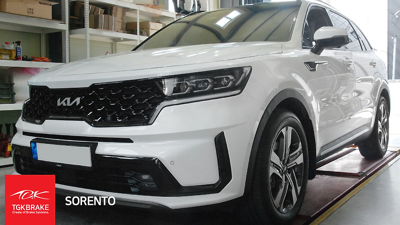 [기아 쏘렌토MQ4 하이브리드] 제동 밀림으로 순정 브레이크튜닝 - 경남브레이크튜닝전문샵 :: TGK 브레이크