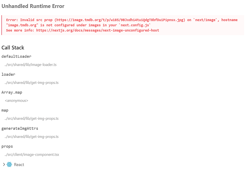 [Error][Next.js] Invalid src prop ~ on `next/image` 해결 방법/ 외부 이미지 허가 설정하기 — 31일 개발로그