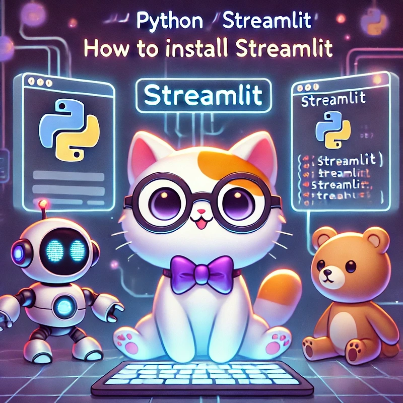 138. [Python] [Streamlit] : Streamlit(스트림릿) 설치 방법