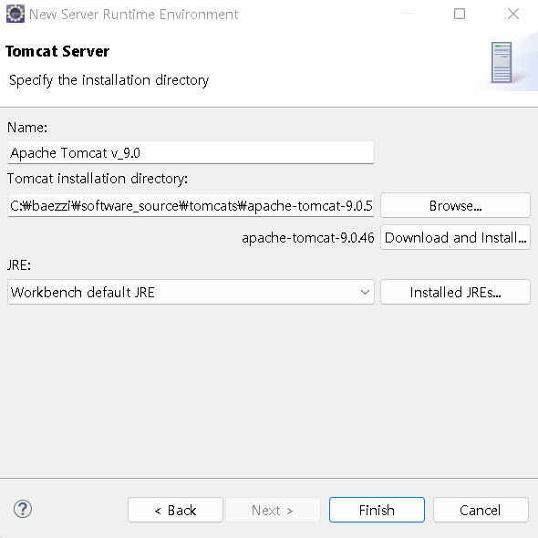 day1. 이클립스 설치, 프로젝트 생성 ( maven, tomcat 설정 ) - 개발자 배찌