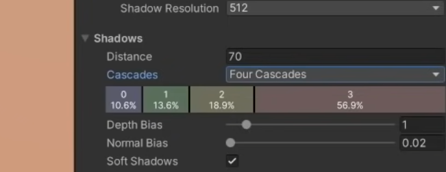 [Unity] URP Asset: Lighting, Shadows
