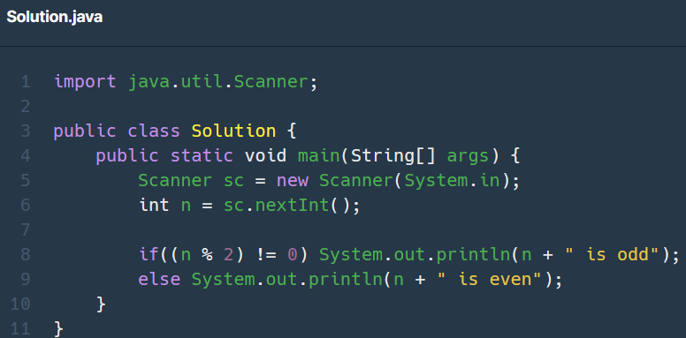 [프로그래머스/JAVA] 홀짝 구분하기