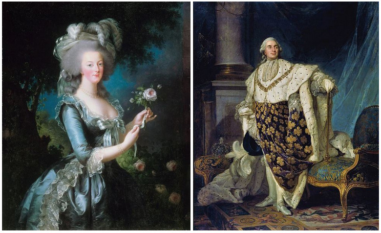 역사 속 단두대의 이슬로 사라진 프랑스 루이 16세와 마리 앙투아네트 왕비