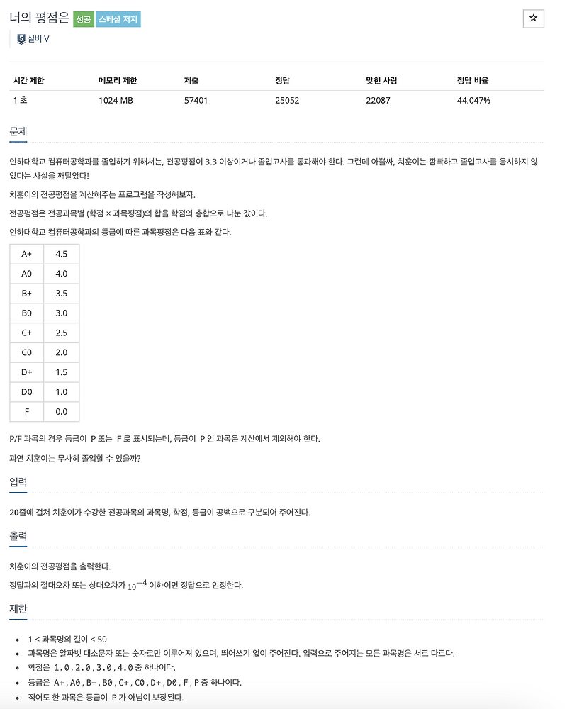 [BOJ/백준] 1차원 심화_ 25206번