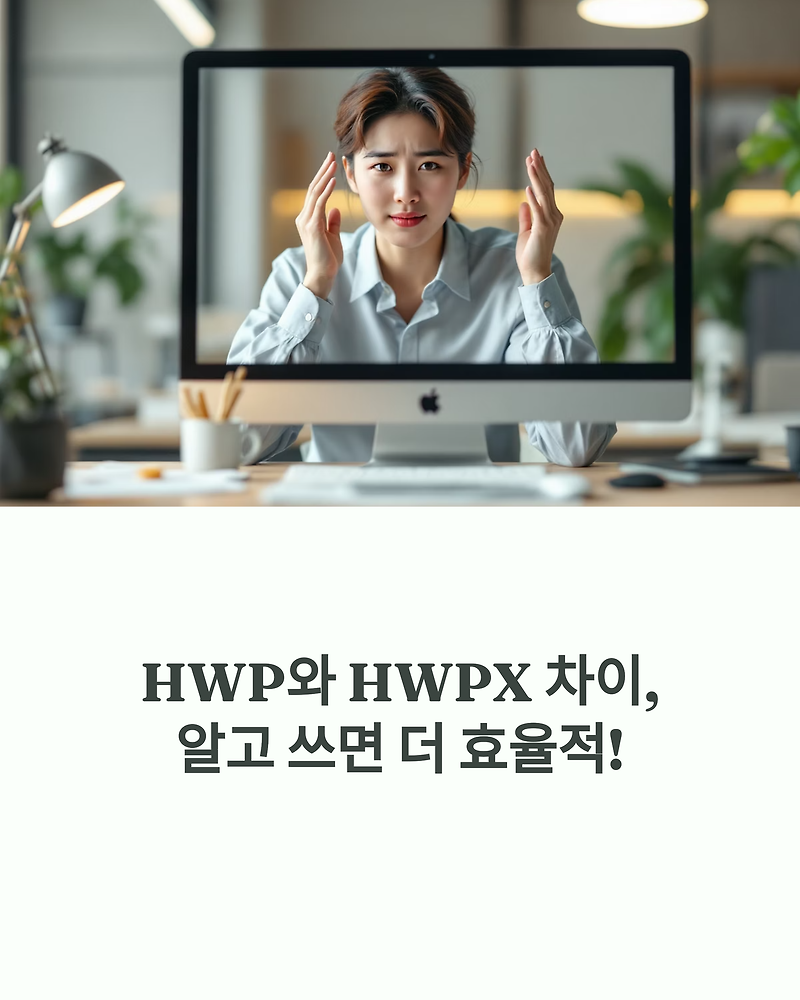 HWPX와 HWP 차이, 한 번에 정리!