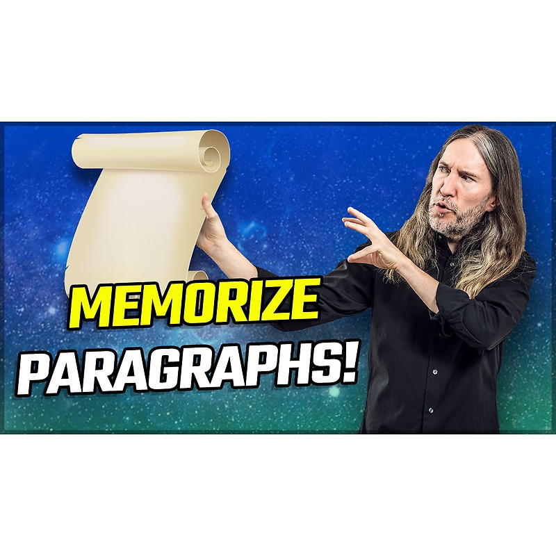 How to Memorize Paragraphs, Sentences, and Passages Fast