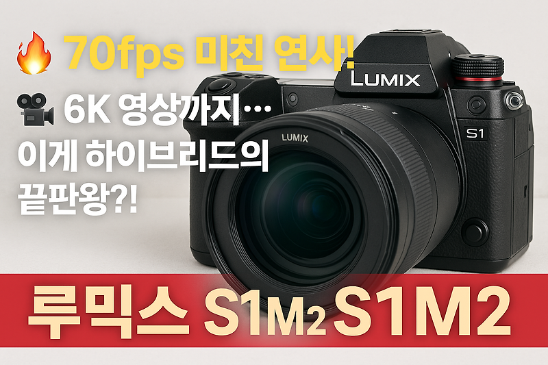 📸 Panasonic LUMIX S1M2 리뷰: 하이브리드 영상 시대의 새로운 기준