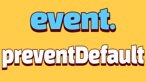 event.preventDefault