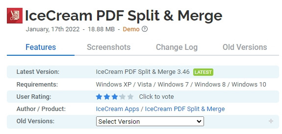 IceCream PDF Split & Merge 무료 다운로드