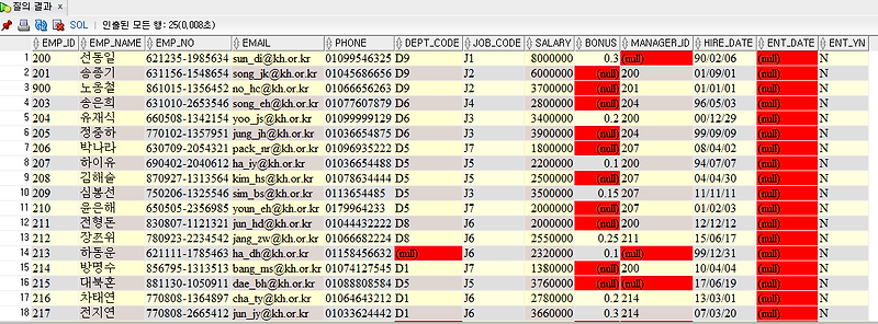 Oracle Sql Select문 4437