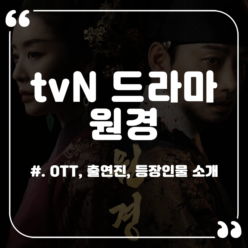 원경 OTT 출연진, 등장인물 소개 tvN 드라마 정보