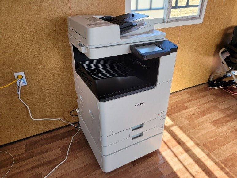 임대 설치, 캐논 IR-C3222 레이저A3 컬러 복사기 (** 건설 현장)