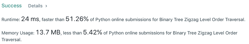 [LeetCode] 103. Binary Tree Zigzag Level Order Traversal 풀이 및 코드