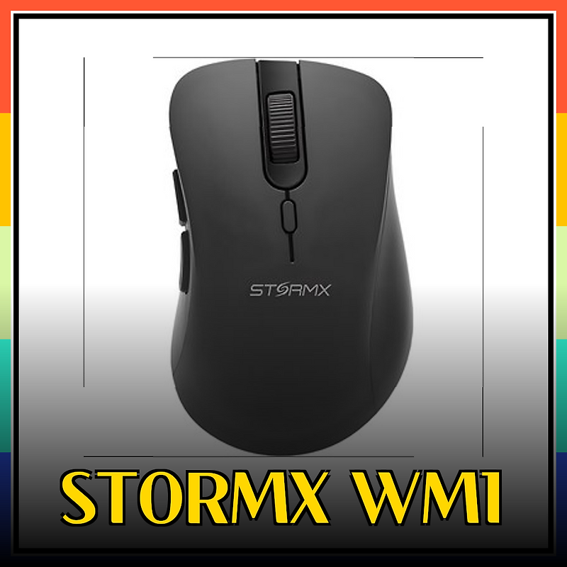 제닉스 무소음 무선 마우스 STORMX WM1 블랙: 조용한 승리를 위한 최고의 선택
