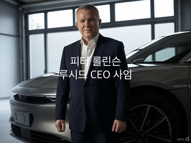 피터 롤린슨루시드 CEO 사임