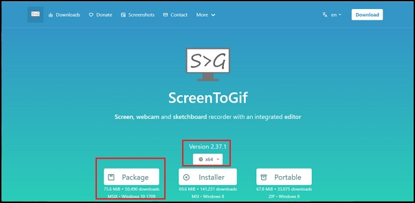 움직이는 화면 GIF 파일로 캡처하기 -ScreenToGif