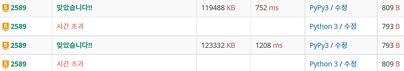 [Python] 백준 2589 보물섬