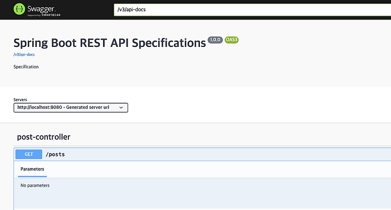Spring Swagger 문서