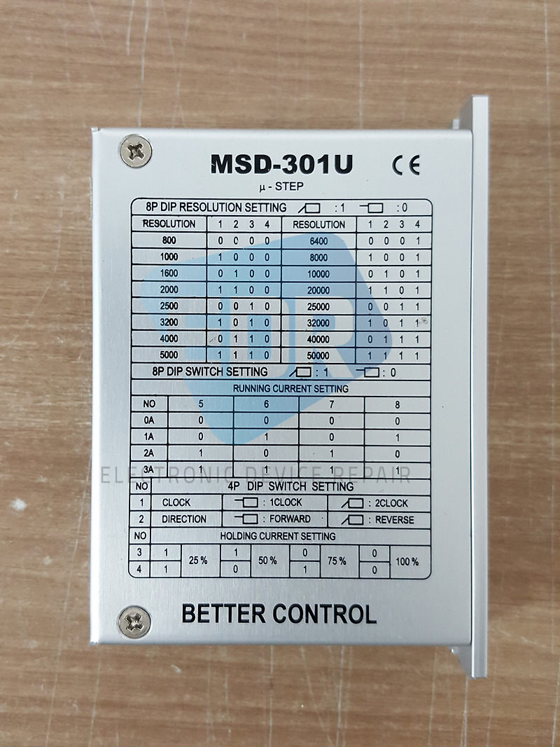 BETTER CONTROL MSD-301U 수리 / 산업용 전자 장비 수리 전문 기업 이디알(EDR)
