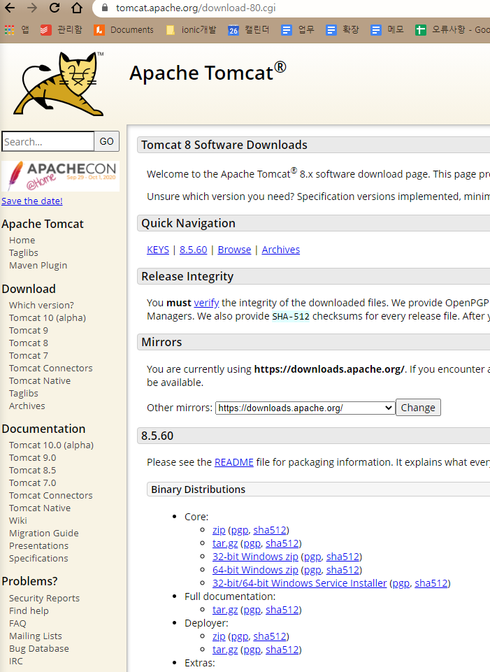 intellij apache tomcat setting