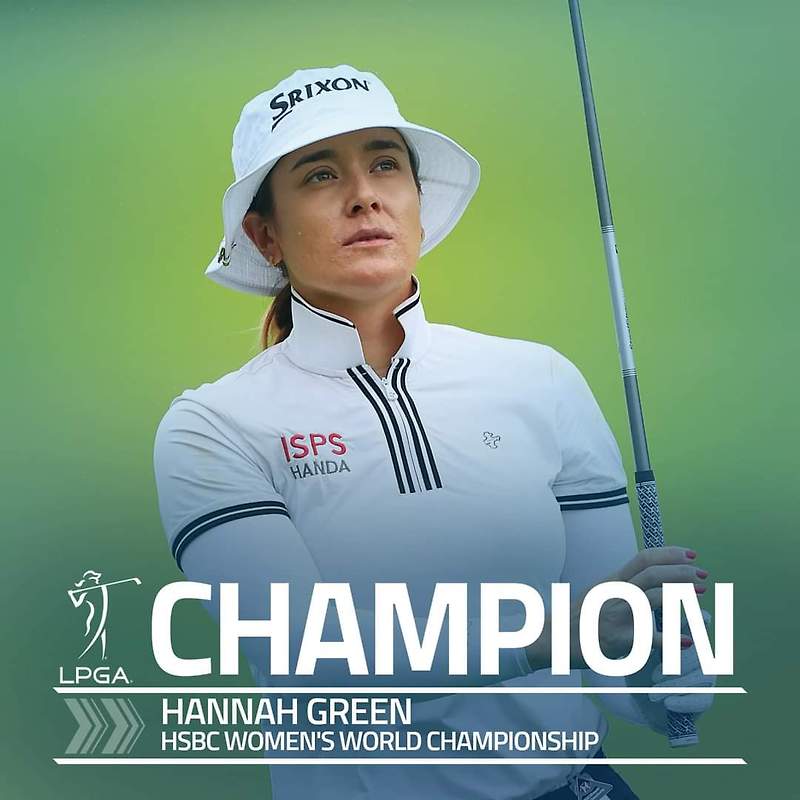 2024년 LPGA 투어 HSBC 위민스 월드 챔피언십 우승 해나 그린