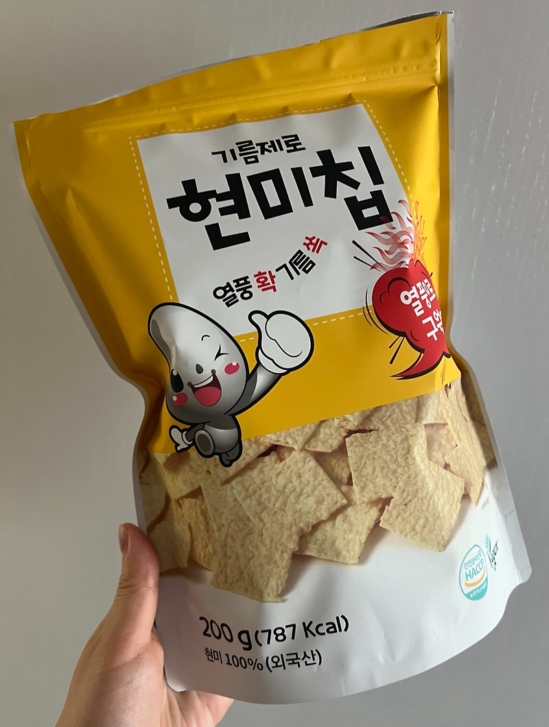 경성미가 기름 제로 건강 다이어트 간식 현미칩