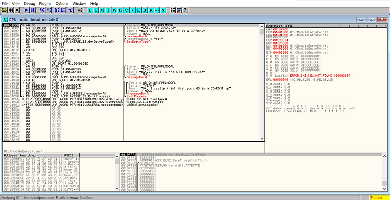 [CodeEngn Basic] RCE L01 문제 풀이_nabi