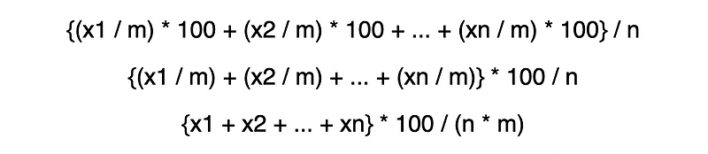 백준 1546. 평균 - Golang, Python