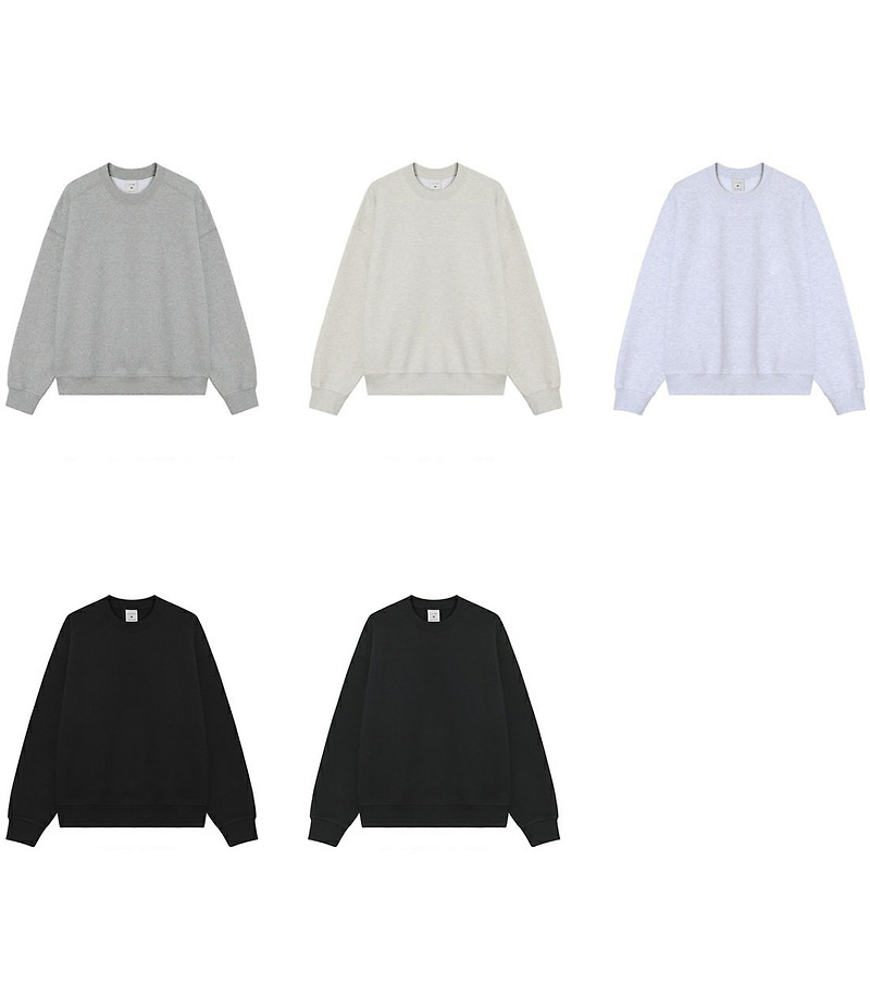 [패션 Pick] LAINE 🇺🇲 USA 이중지 맨투맨 🇺🇲 SET 5color