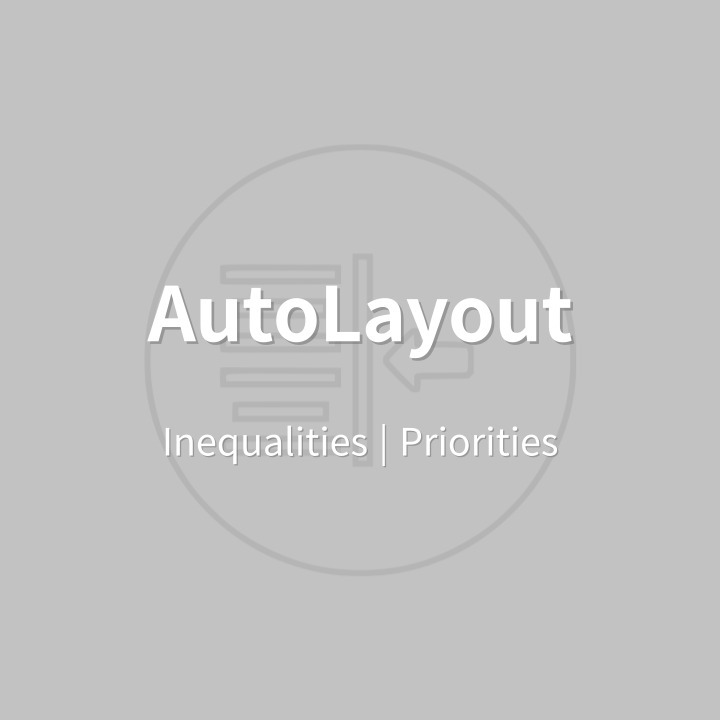[iOS/AutoLayout] 부등식 제약조건(Constraint Inequalities)과 제약 우선 순위(Constraint Priorities)를 통한 Layout 만들기