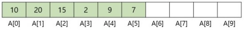 Cs 지식 정리 자료 구조 자료구조 배열 Array 
