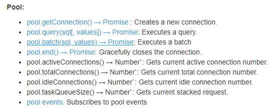 [MariaDB / Node.js] retrieve connection from pool timeout after 에러