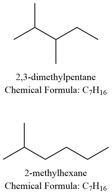 C7H16 구조 이성질체