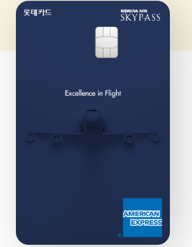 SKYPASS 롯데 아멕스 카드 적립 카드 추천