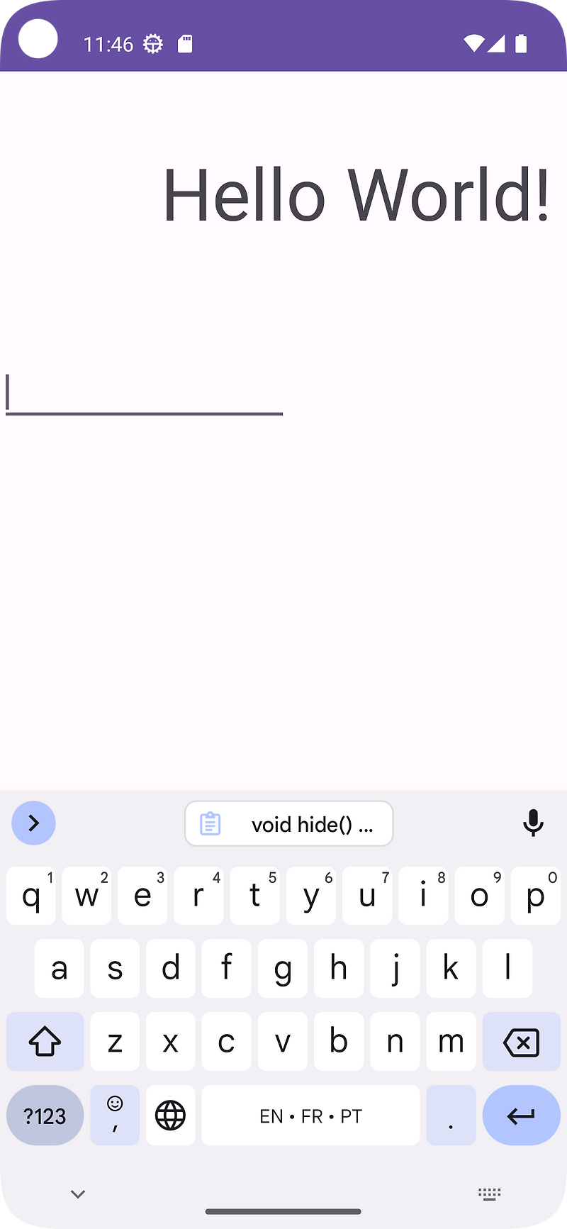 안드로이드 키패드 숨기는 방법. InputMethodManager