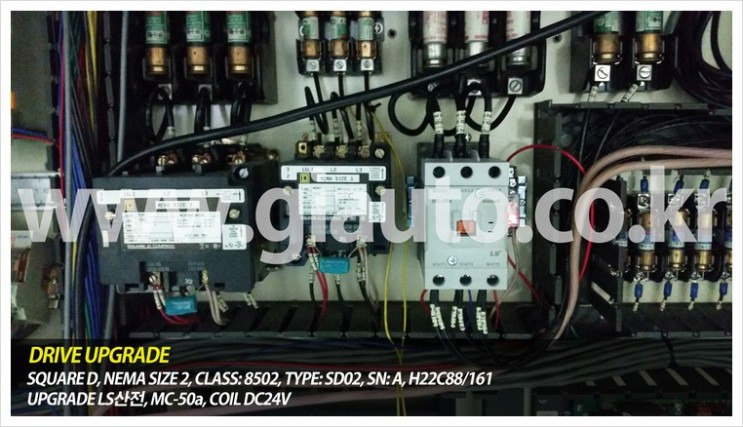 DRIVE UPGRADE, SQUARE D, NEMA SIZE 2, CLASS: 8502, TYPE: SD02, SN: A ...