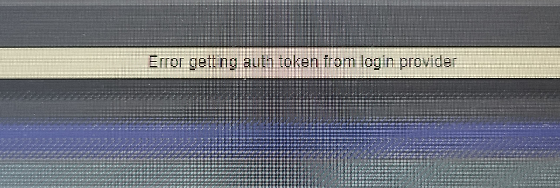 [F5] Error getting auth token from login provider :: Astin