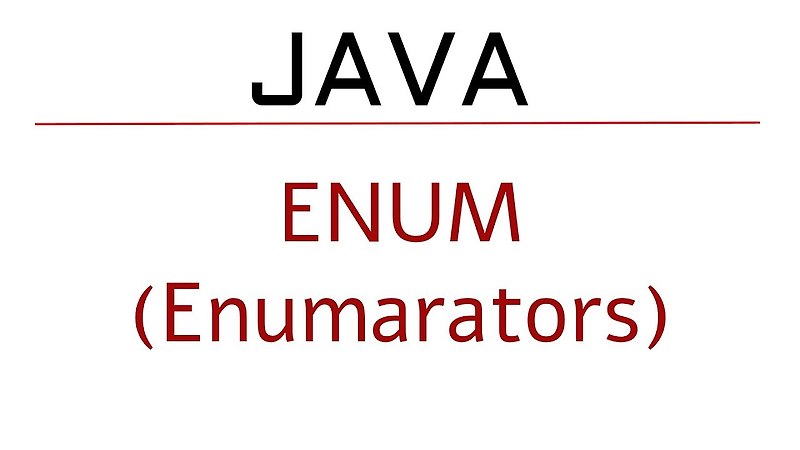 [Java] Enum ? 열거형 (Enumeration)